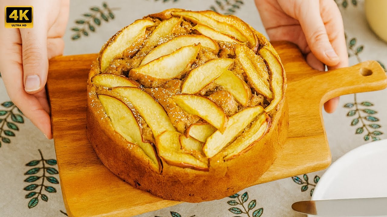With Just 1 Apple and Flour, the Girl Created a Nutritious Cake for ...