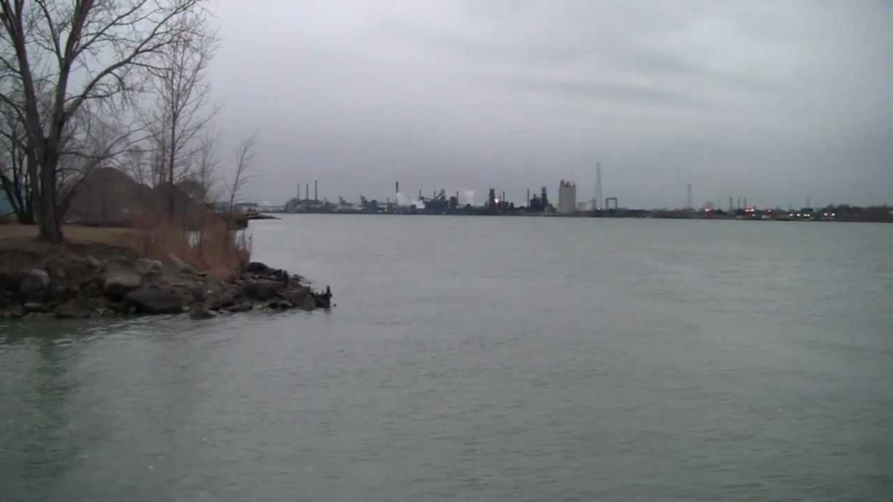 Zug Island: What it looks like. Shot during the "Hum". Too Windy ...