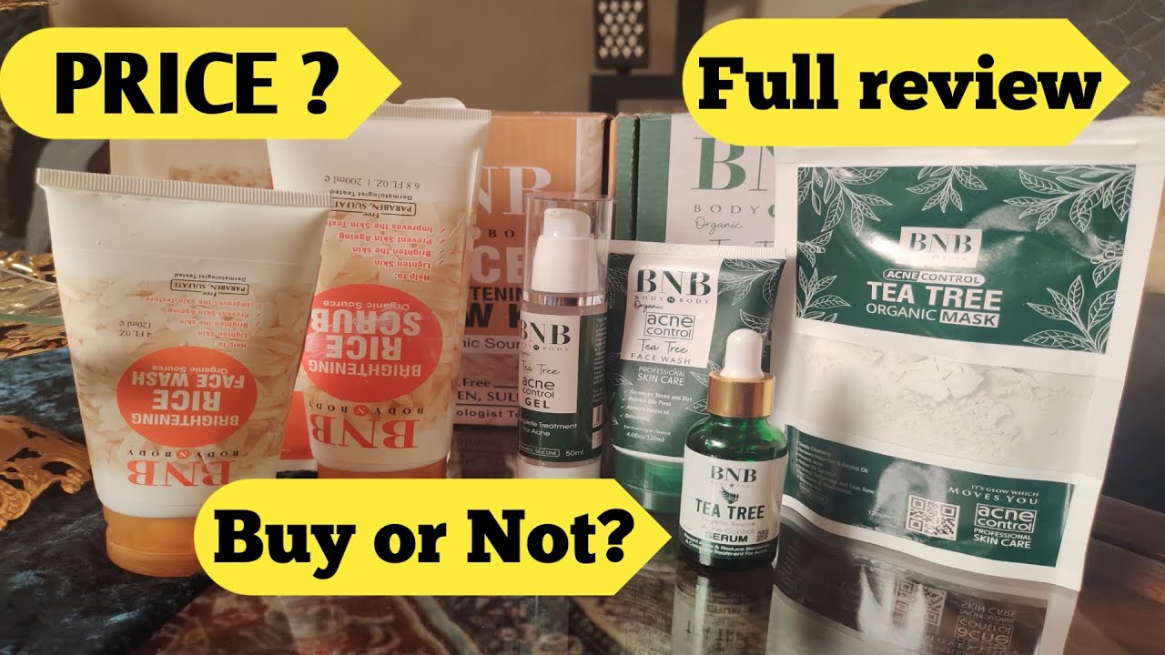 How to use BNB acne & rice kit||BNB rice glow Kit review||Whitening kit ...