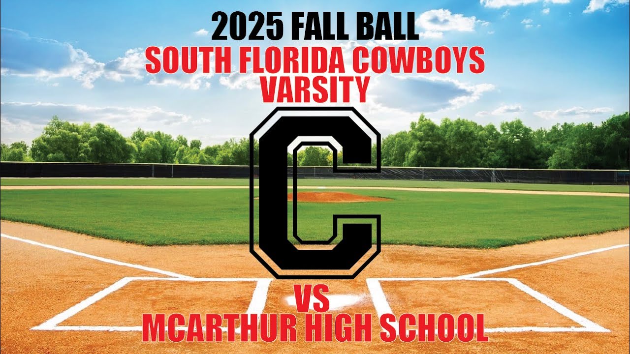 2025 SOUTH FLORIDA COWBOYS VARSITY VS MCARTHUR - YouTube