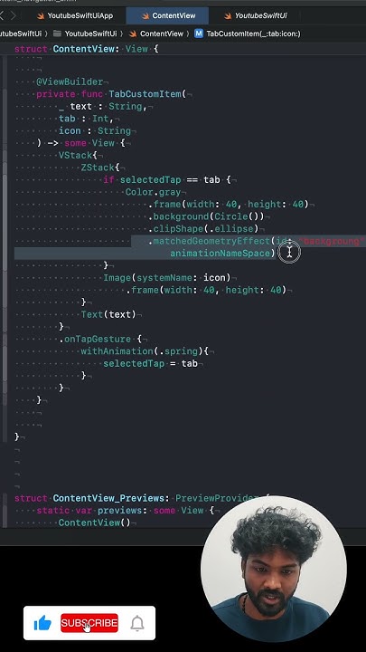 @namespace annotations in swiftUi #iosgame #swiftui #swift - YouTube