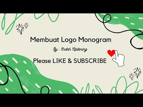Membuat Logo Monogram Pakai Canva - YouTube
