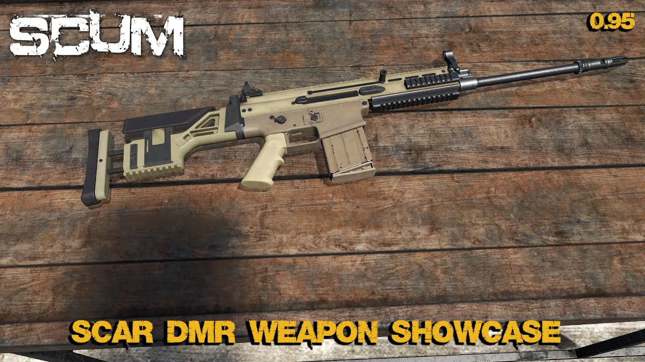 Scar DMR Weapon Showcase | Scum 0.95 - YouTube