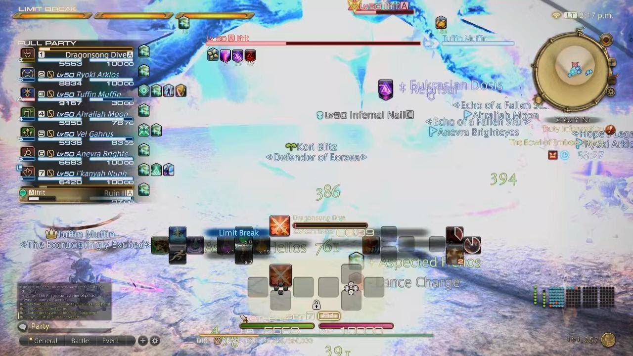 FINAL FANTASY XIV Online my 1st LB3 - YouTube