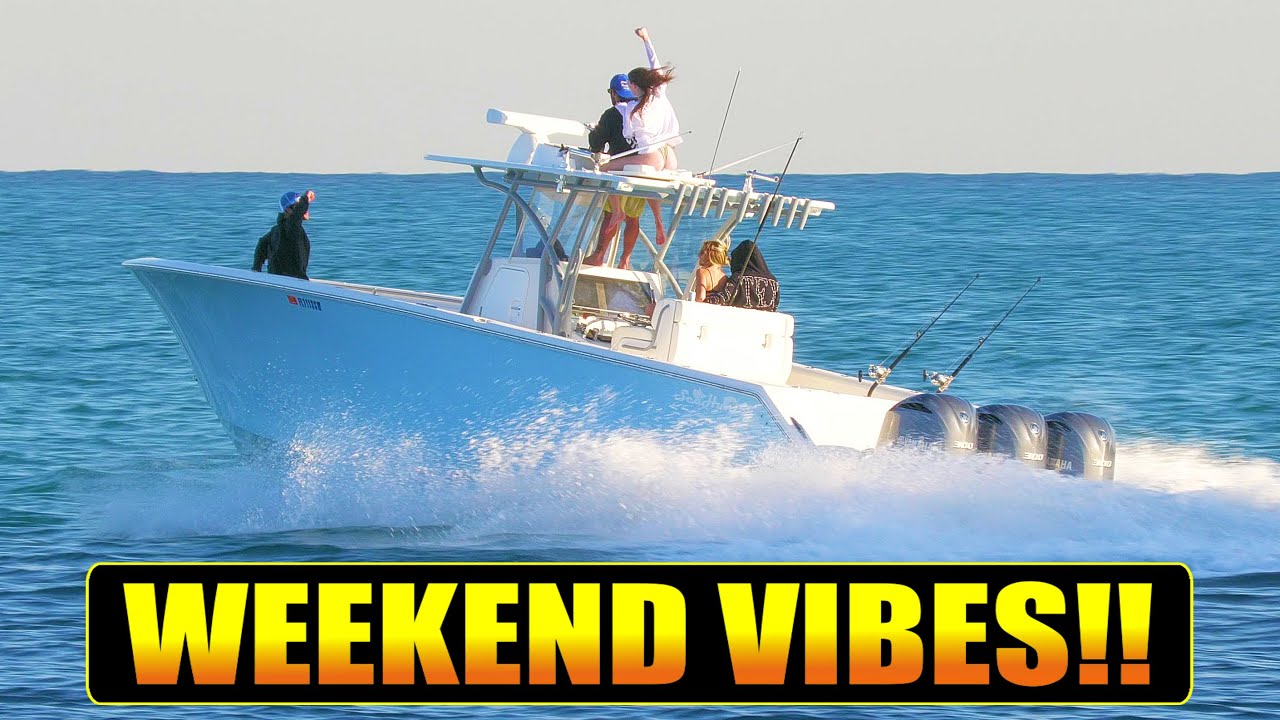 (PART 2) FRIDAY BOAT & YACHT ACTION!! HAULOVER INLET NORTHSIDE! | MIAMI ...
