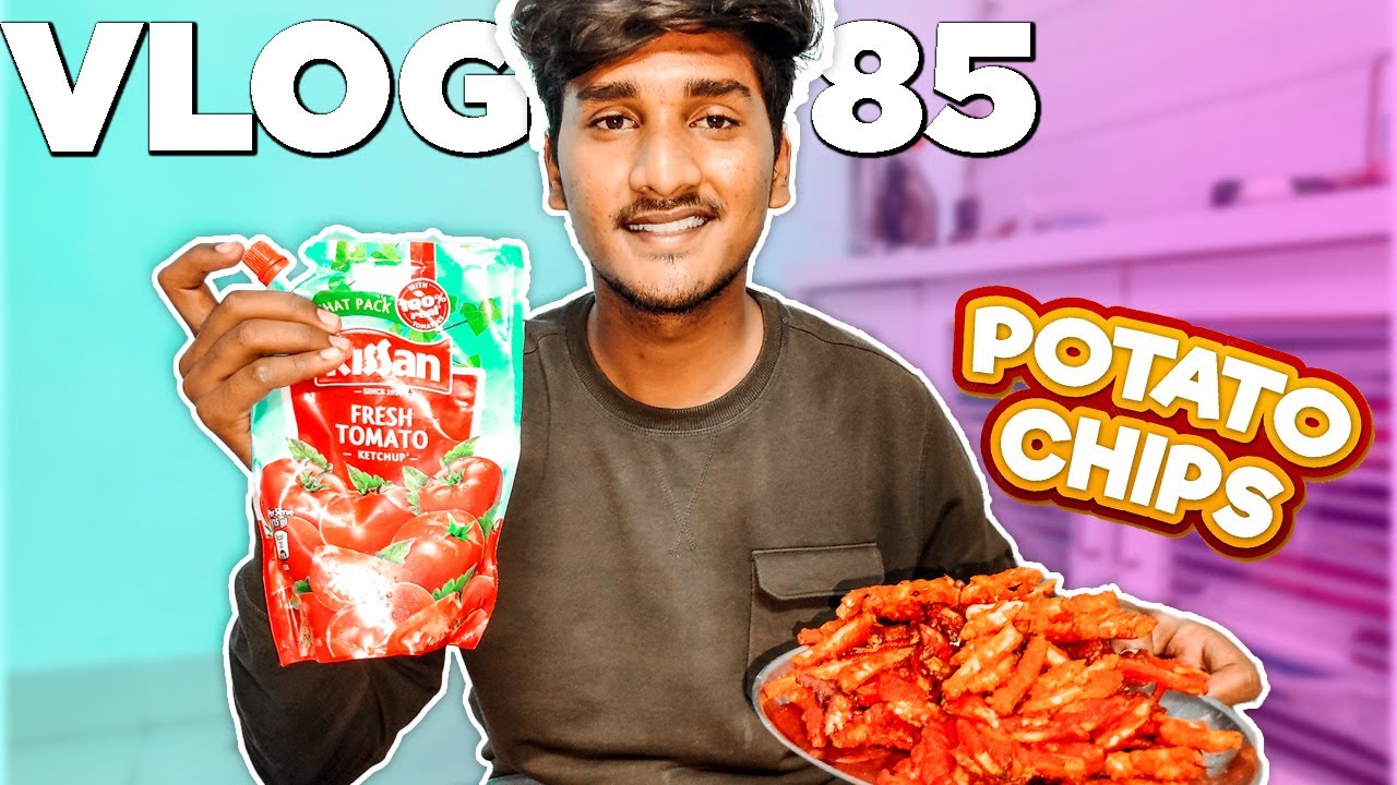 Vlog 85 | Crispy Potato Chips At Home 😋 | Nirbhay Parmar - YouTube