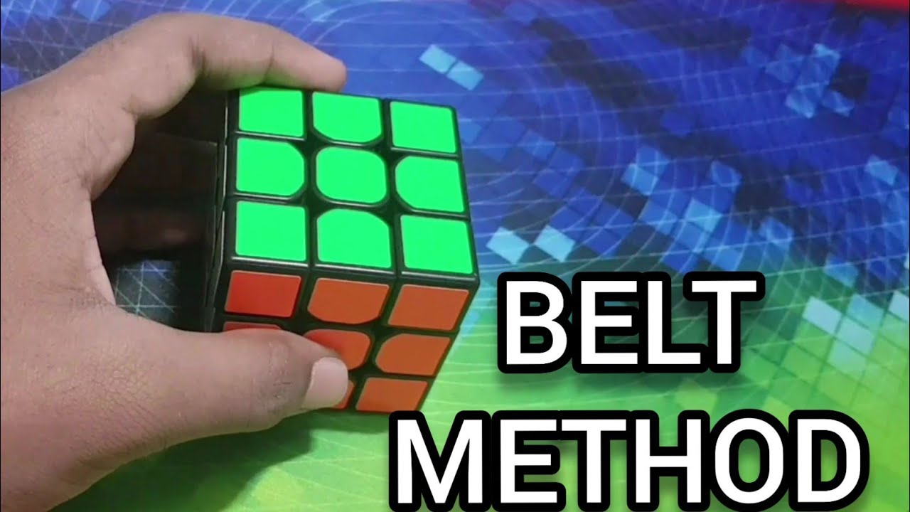 Trying to solve a cube using the Belt Method - YouTube