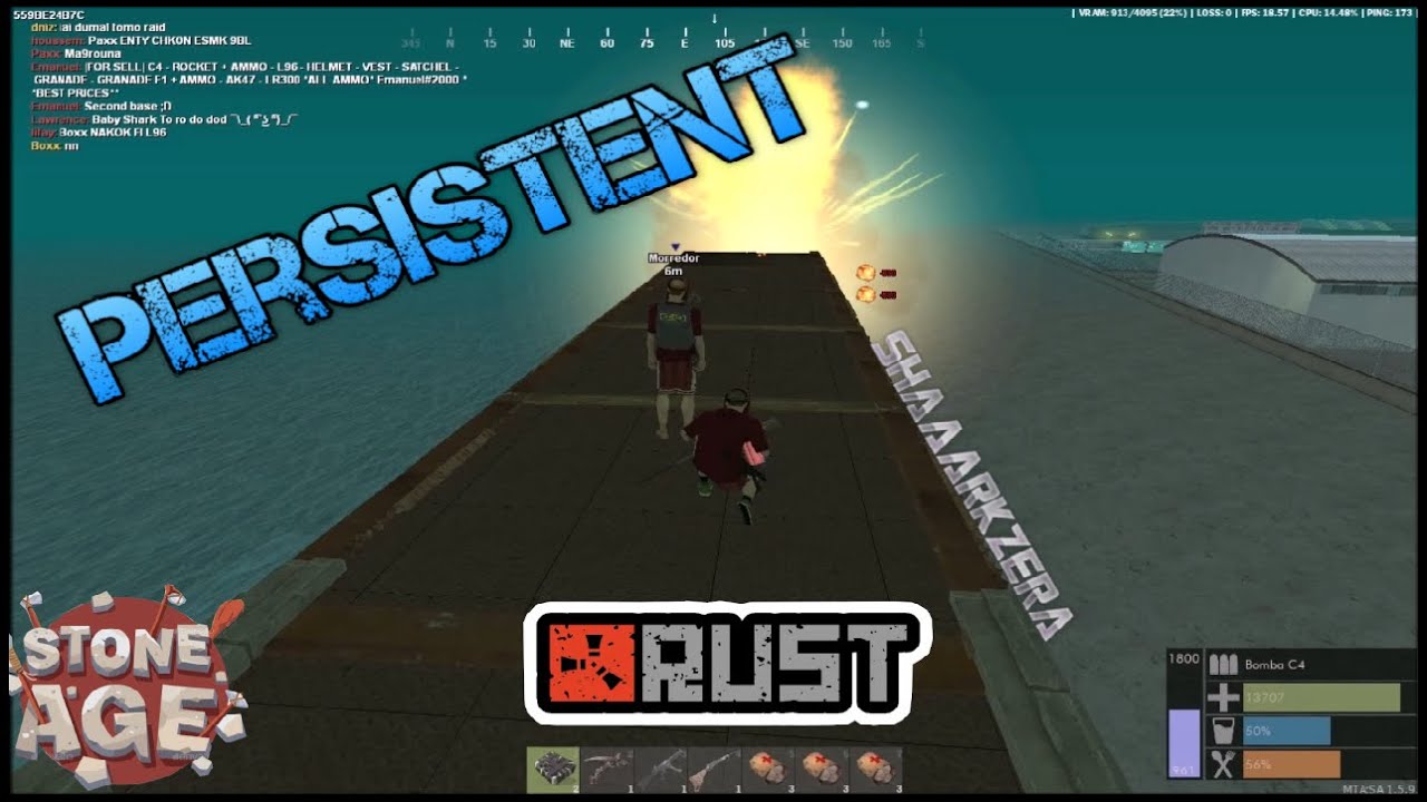 RUST| STONE AGE| MTA 41# PERSISTENT - YouTube