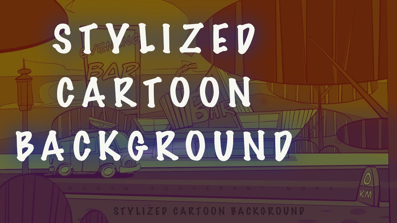 Cartoon backgrounds - YouTube