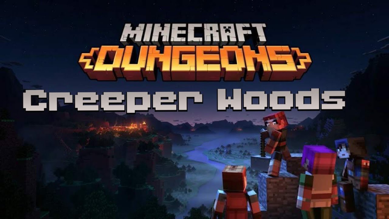 Minecraft Dungeons Gameplay Creeper Woods!! - YouTube