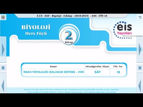 Biyoloji 2   - Solunum Sistemi 1 🧫