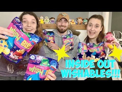 Inside Out Wishables Unbagging - YouTube