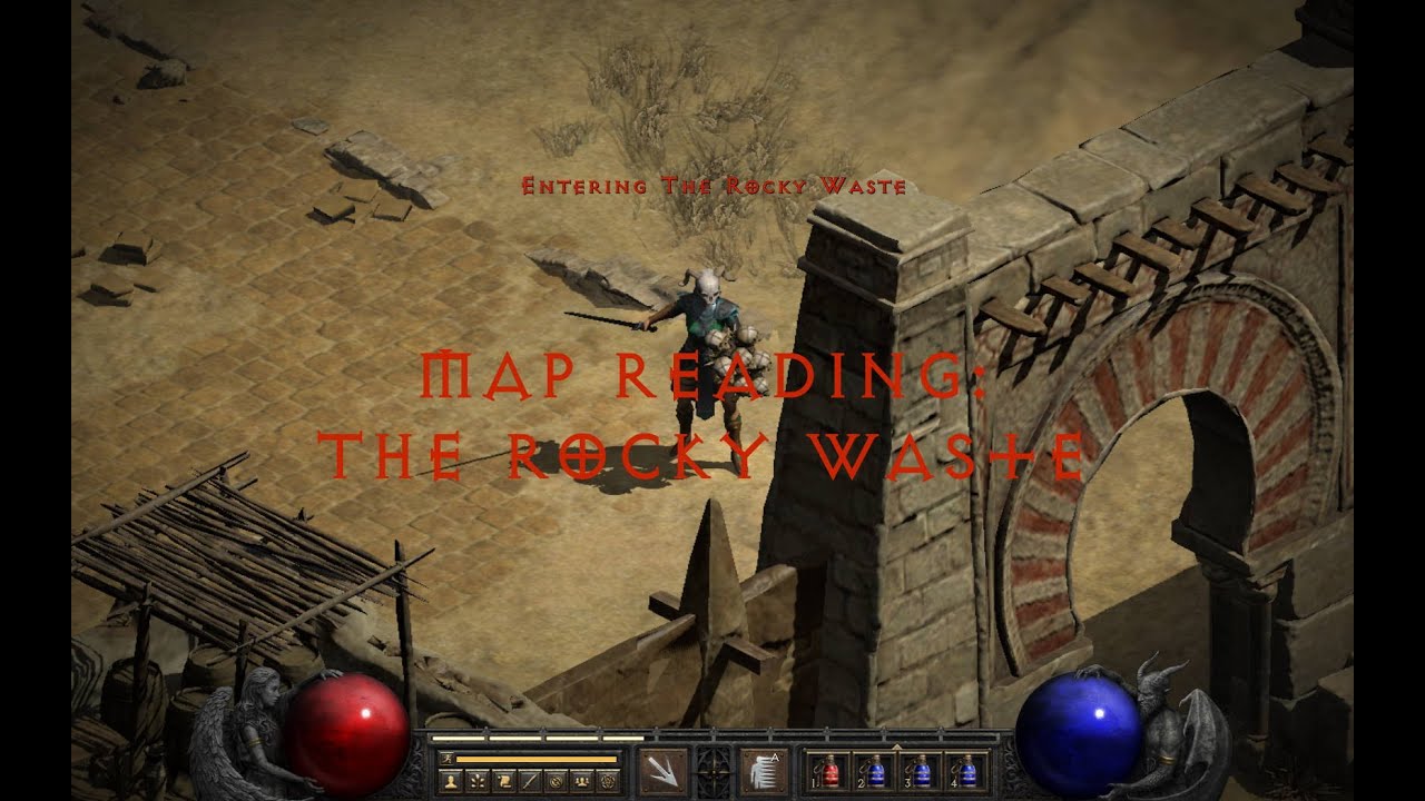 [D2R] Map Reading - Rocky Waste - Getting Ready for Ladder! - YouTube
