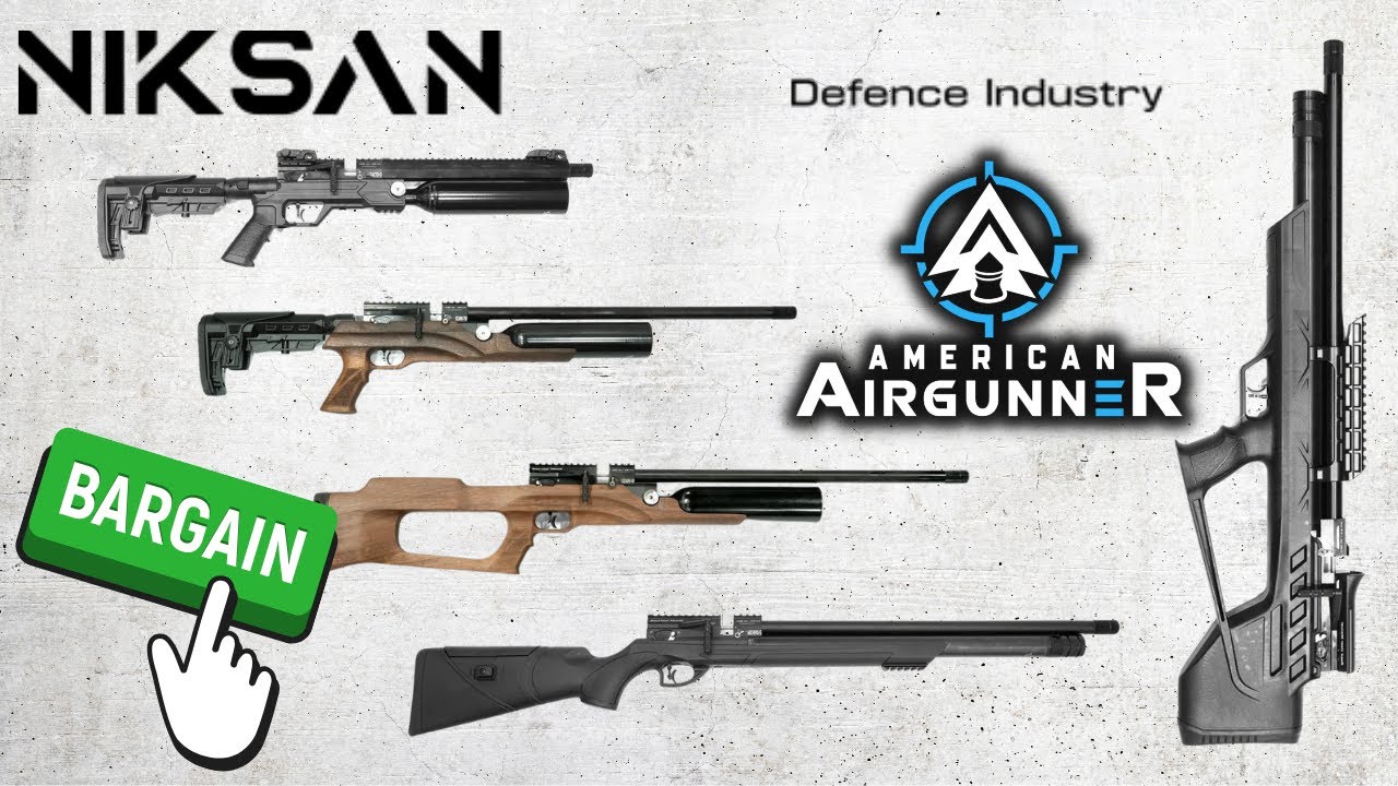 HOT ARRIVAL - NIKSAN PCP Airguns | American Airgunner - YouTube