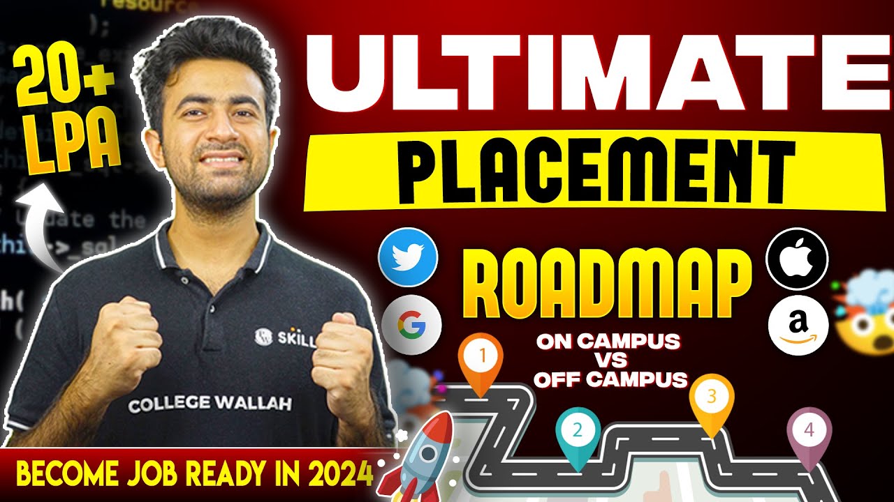 Get a Job This Year!! Ultimate Placement Roadmap 2024 | ON Campus and ...