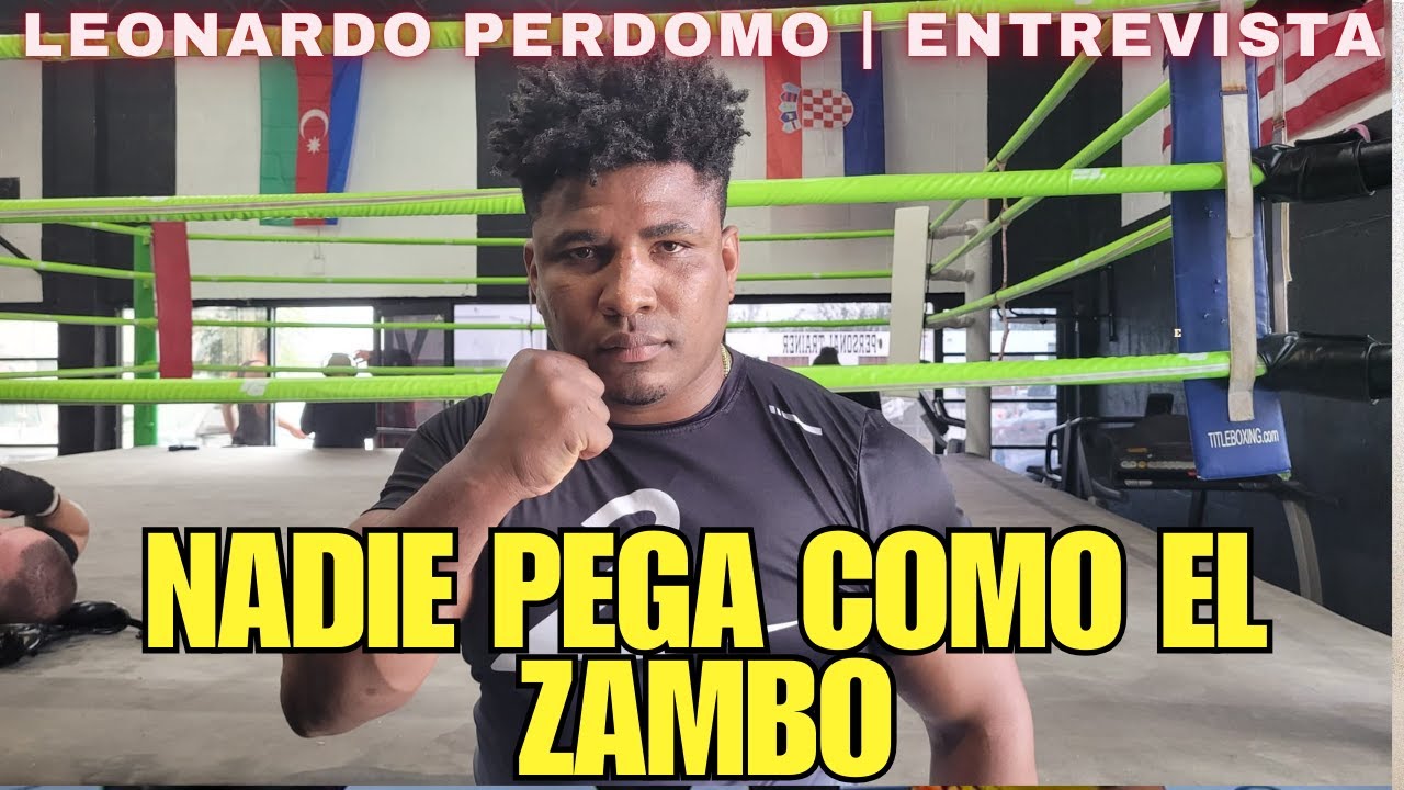 LEONARDO PERDOMO: su pegada recuerda a Muhammad Ali a su maestro # ...