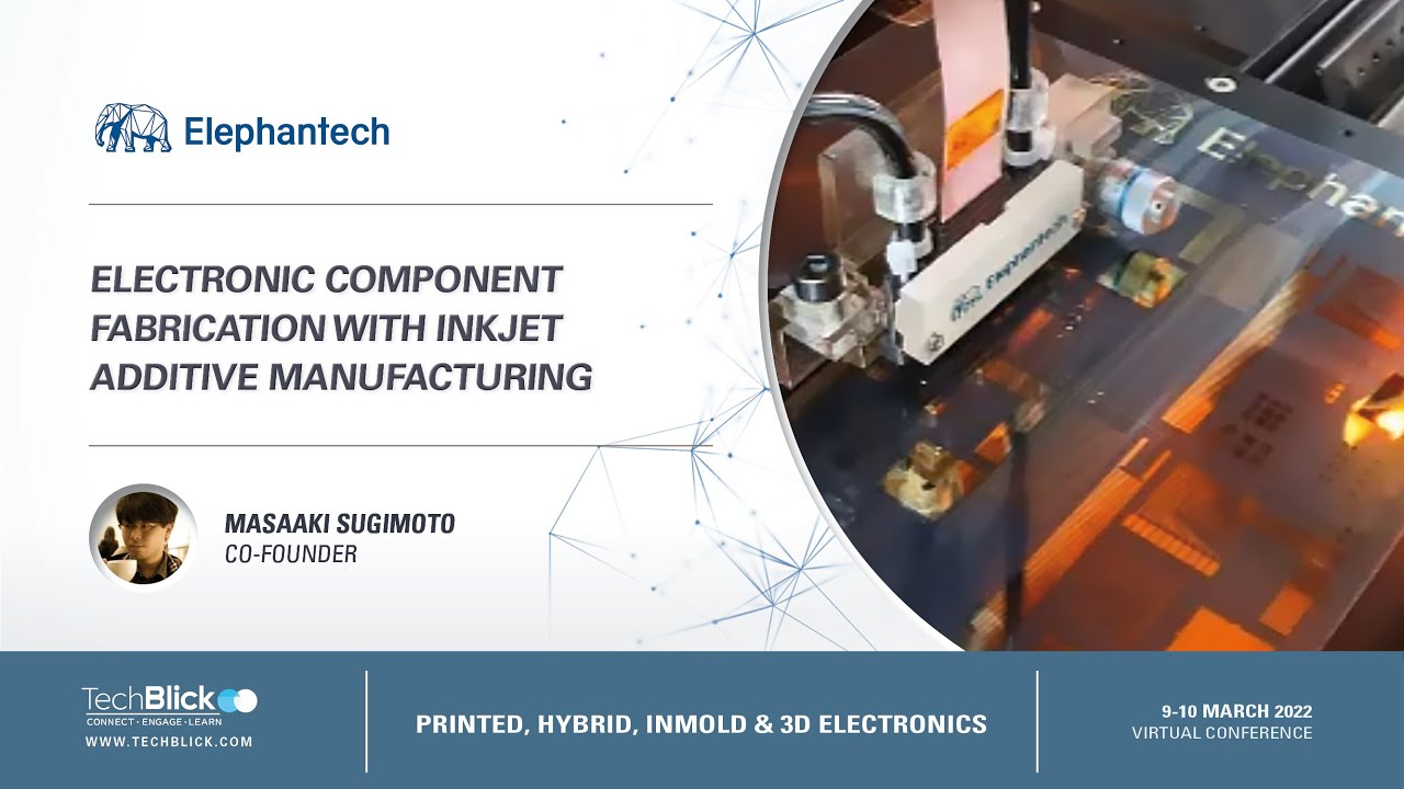 Elephantech | Electronic component fabrication with inkjet additive ...