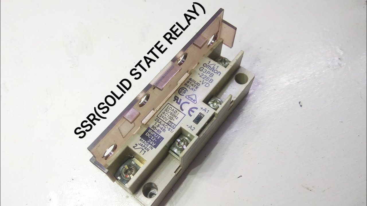 SSR(SOLID STATE RELAY)||Fungsi Solid State Relay - YouTube