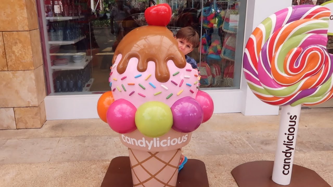 Ice Cream, Lollies and More Sweets - Crazy Candy Store ! - YouTube
