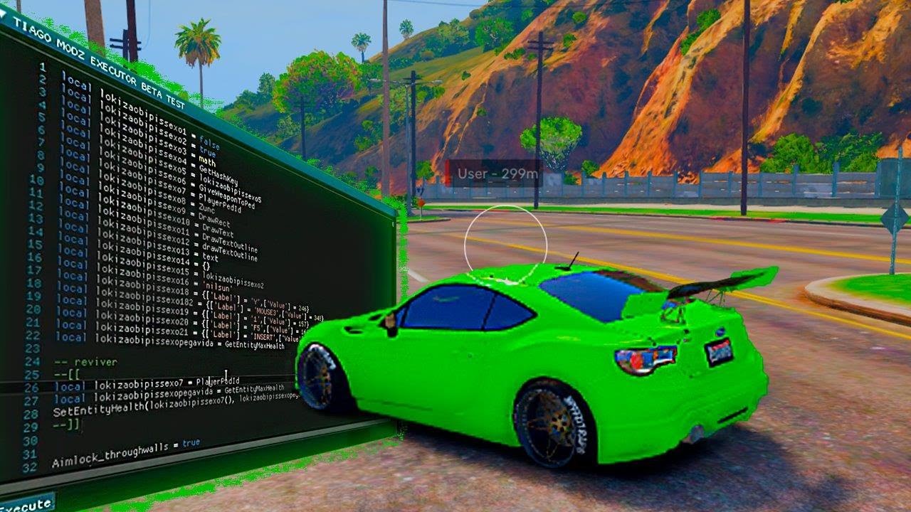 NOVO MELHOR MOD MENU EXECUTOR FREE PARA FIVEM - YouTube