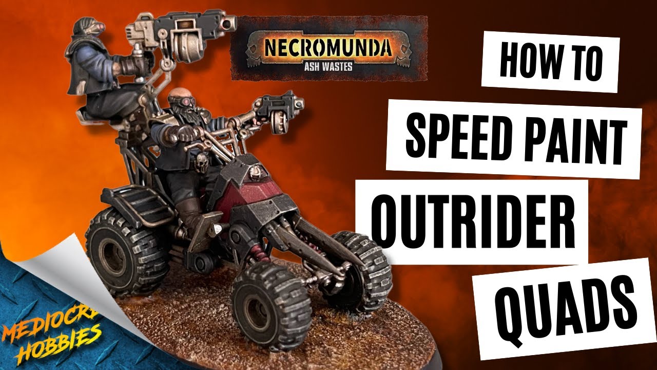 Necromunda Ash Wastes- Speed Paint Outrider Quads! Ash Wastes Playlist ...