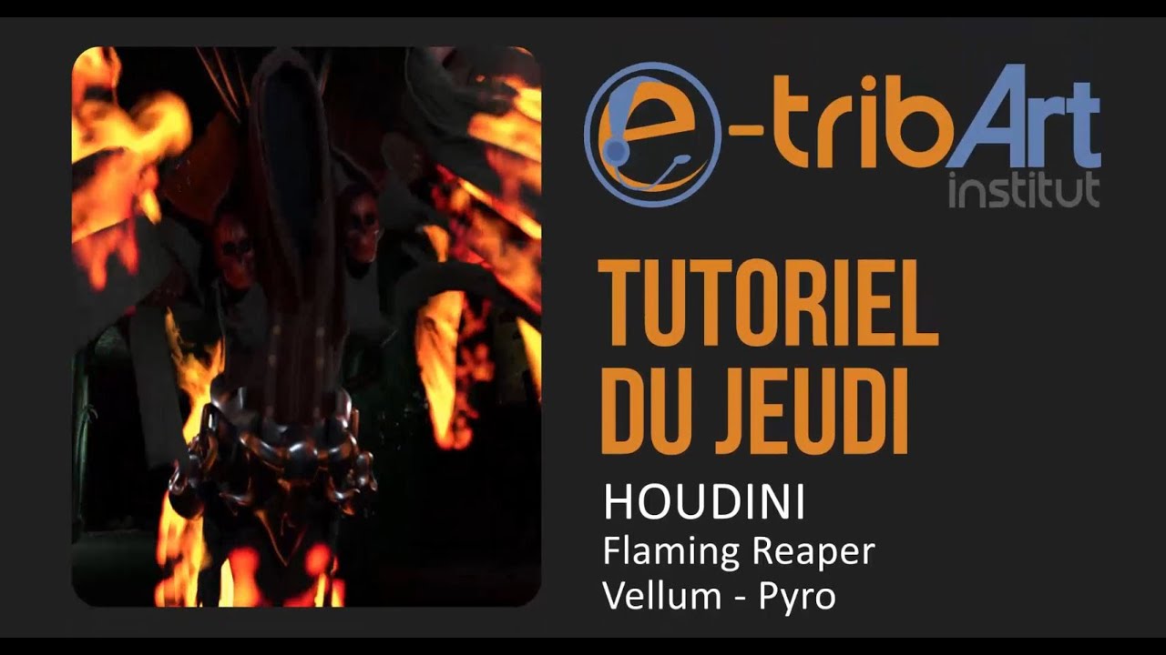 Tuto du Jeudi - Flaming Reaper Houdini (Vellum - Pyro) - YouTube