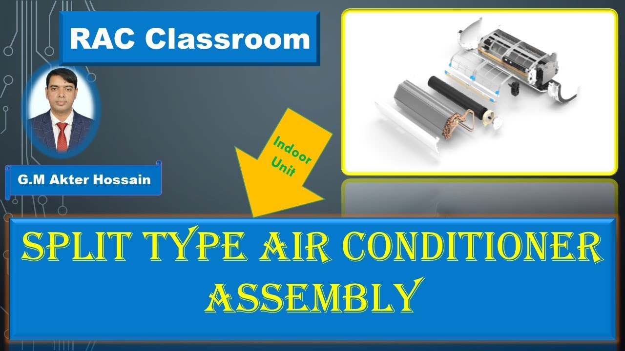 Split Type Air-Conditioner Indoor Unit Assembly. - YouTube