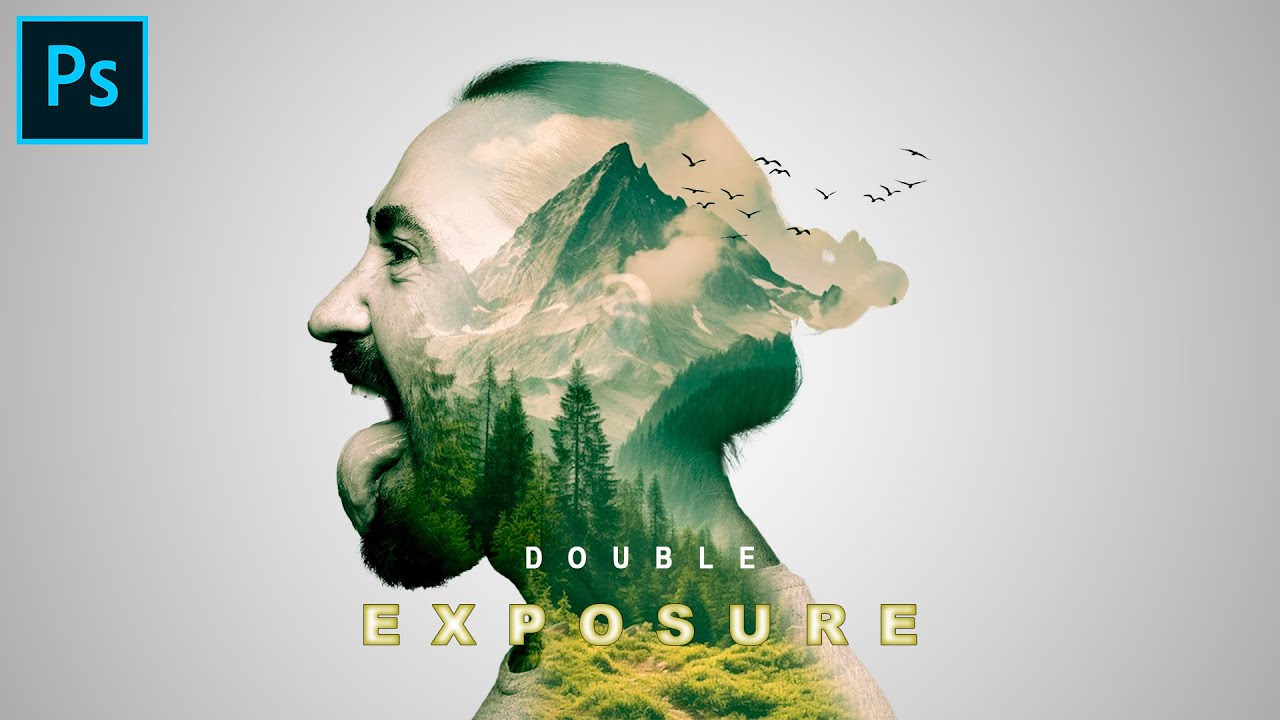 Double Exposure Effect | photoshop tutorial #photoshoptutorial # ...
