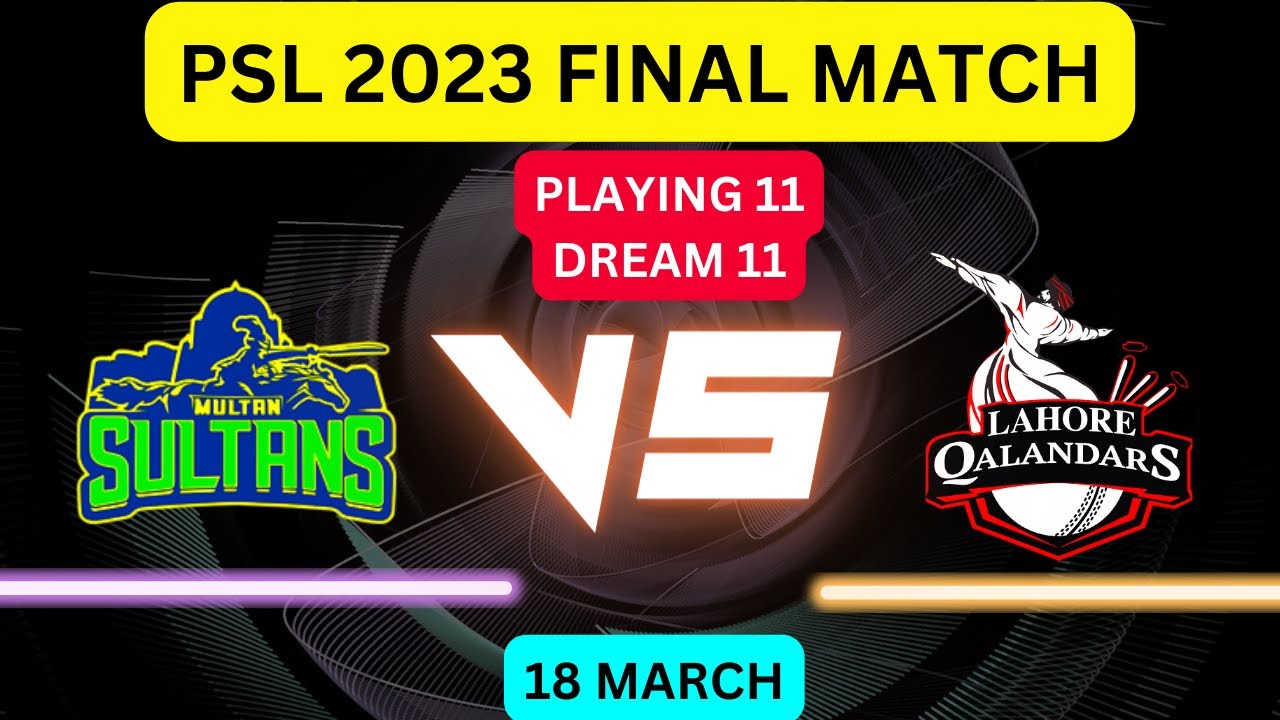 PSL Final Match Prediction - YouTube