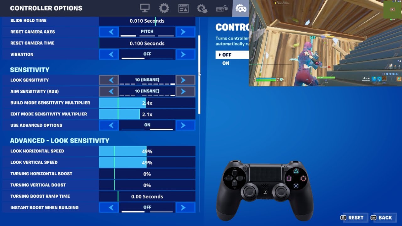 YALE 😈 + New *BEST* Controller Fortnite Settings/Sensitivity LINEAR ...