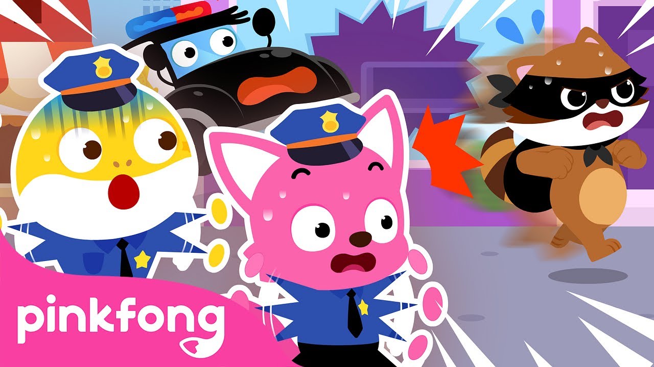 Veo, Veo with Police Car | Catch the Thieves | Car Video | Pinkfong Car ...