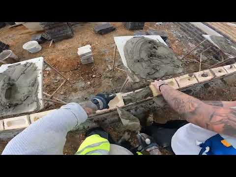 Easiest way to Lay Bricks By far! Profiles For Doe.... Corners for SHOW ...