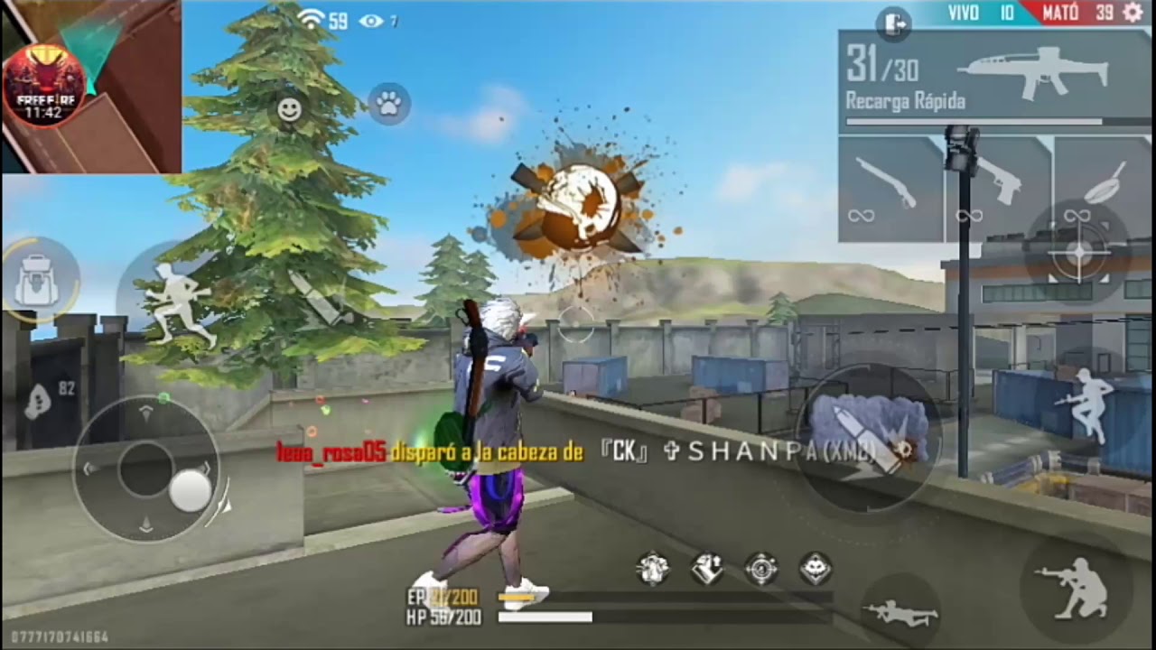 Recopilaciones de kills *free fire* - YouTube