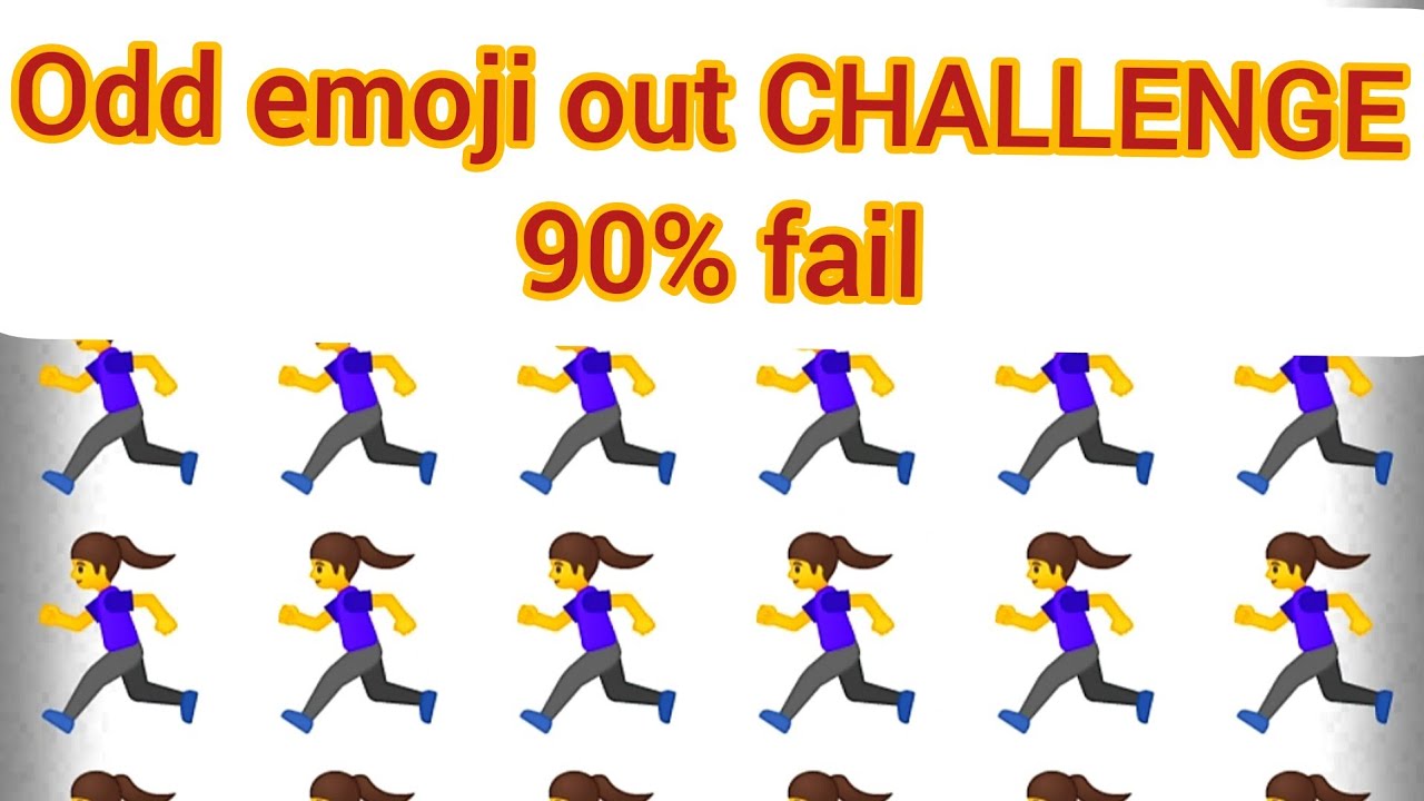 odd emoji out 10 seconds CHALLENGE for kids - YouTube
