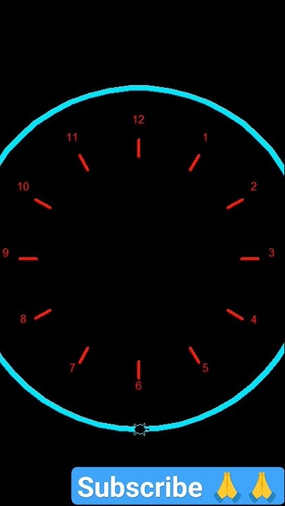 Make A Analog Clockππ‘π¦π£ Design Using Python Pythonshorts Codingshorts Programing Python