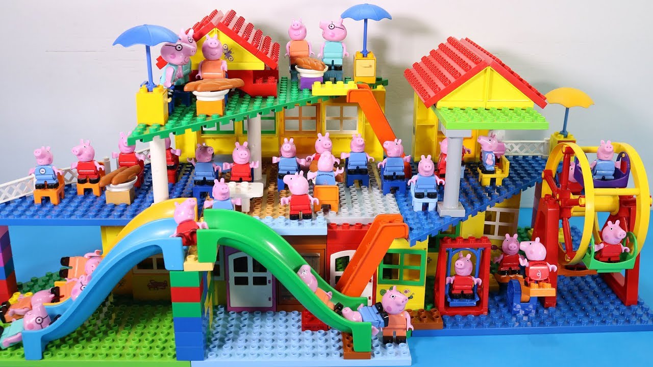 Lego House Creations - Lego House With Water Slide #5 - YouTube