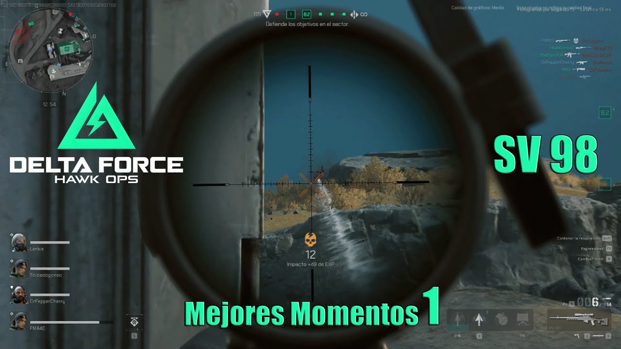 Delta Force: Hawk Ops Mejores Momentos 1 con Francotirador SV-98 - YouTube