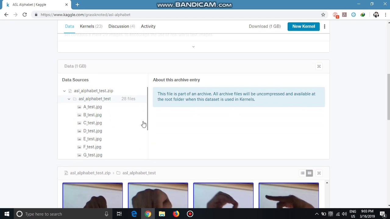 Dataset for Digits(Sign Language) - YouTube