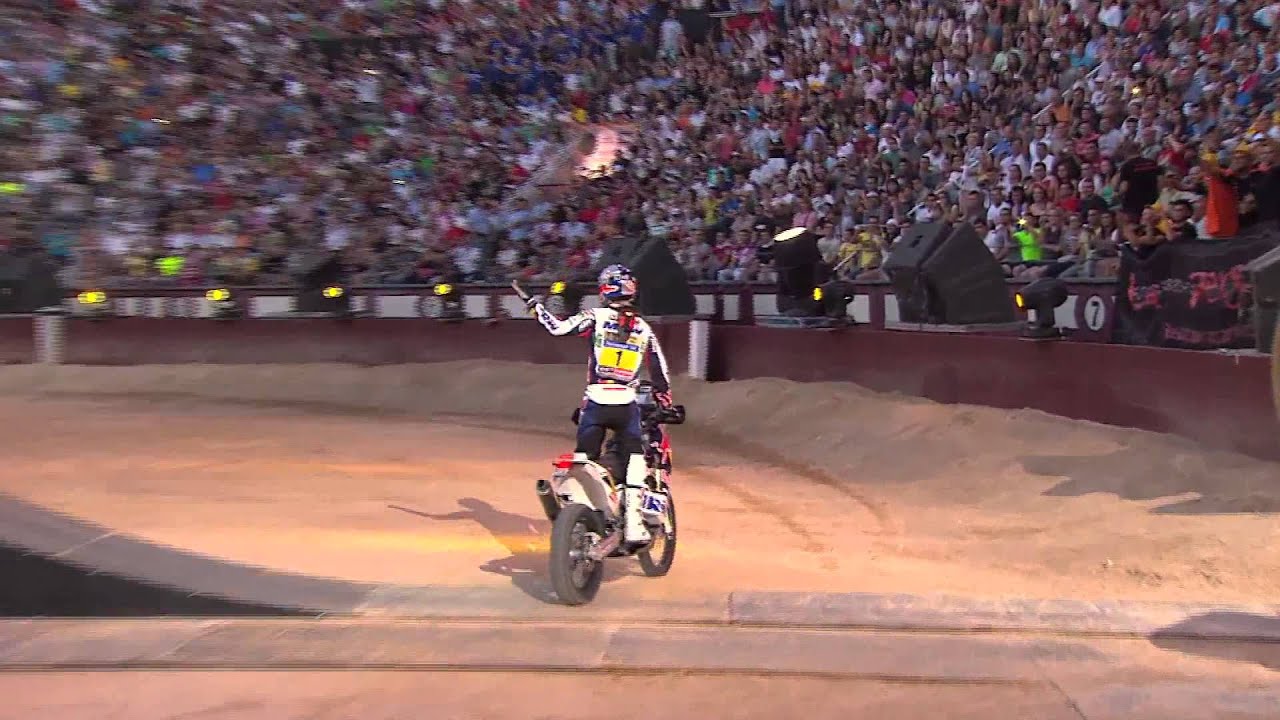 Backflip on Marc Coma's KTM 450 Rally bike - YouTube