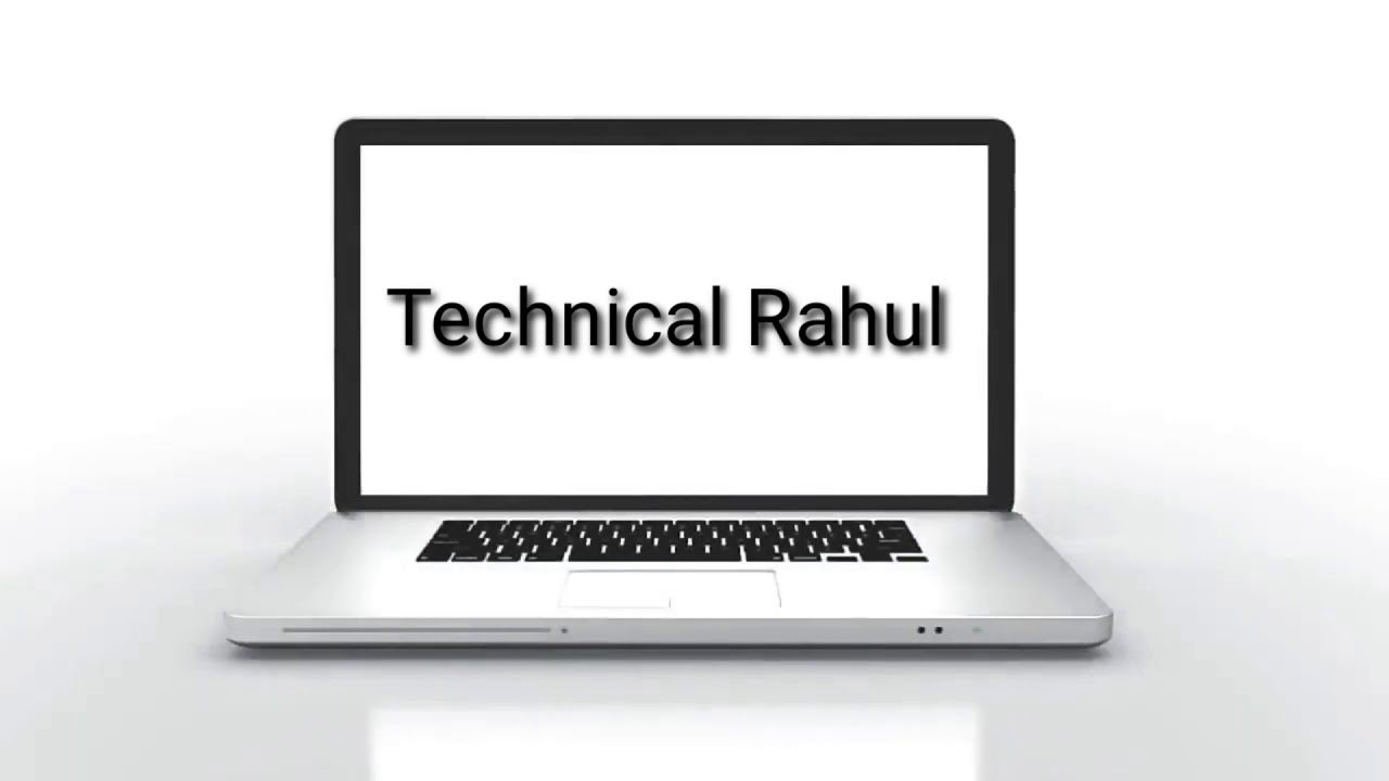 My Intro / Technical Rahul Name Intro / Rahul Name Intro / - YouTube