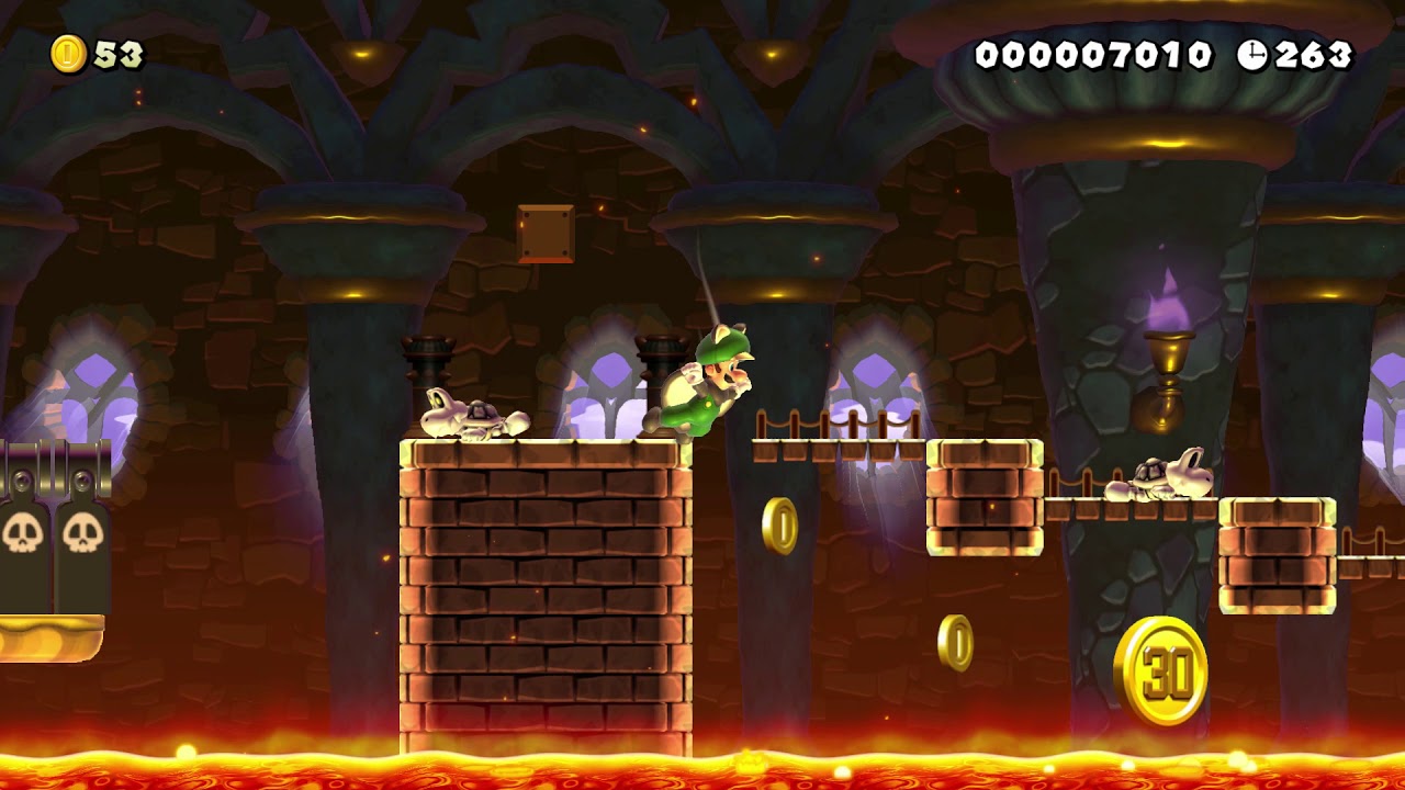 Super Mario Maker 2 Level Showcase: Moving Block Castle - YouTube