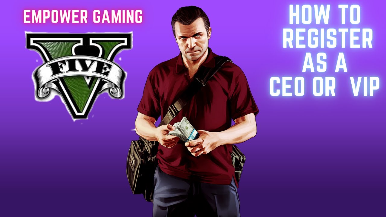 GTA V ONLINE: HOW TO REGISTER AS A VIP OR CEO - YouTube