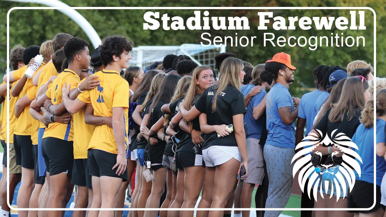 Stadium Farewell Senior Recognition - YouTube