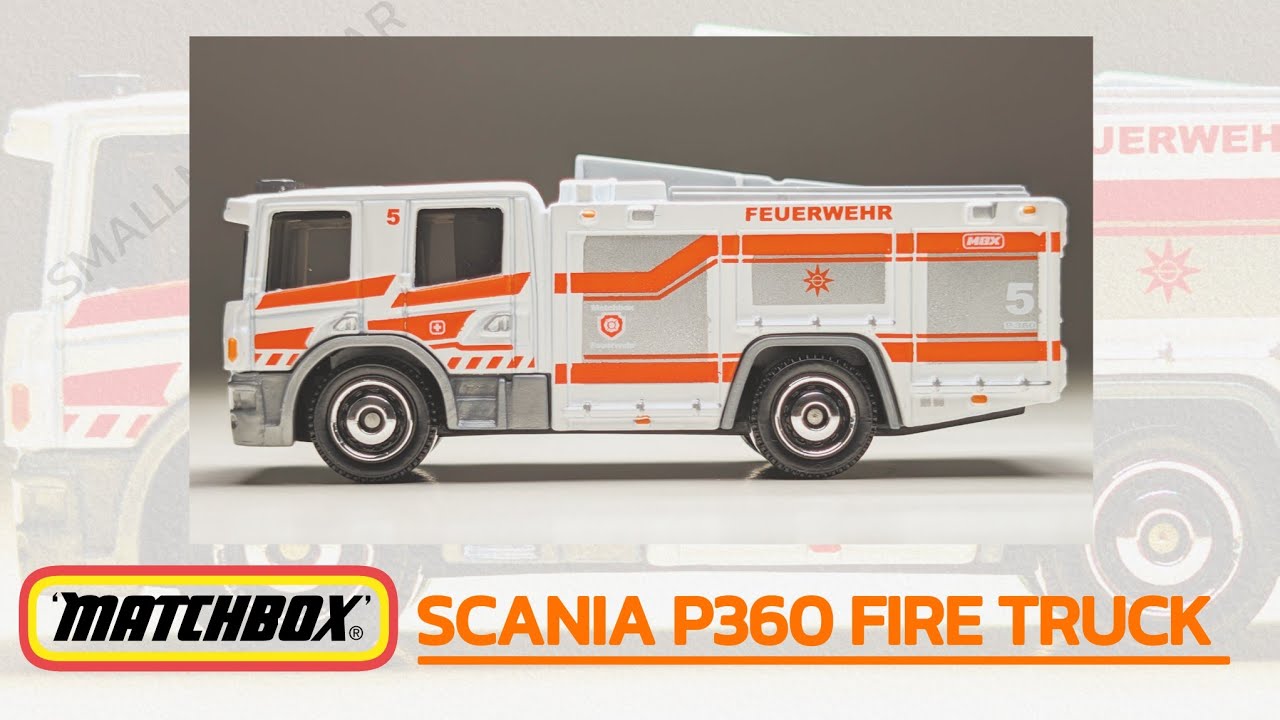 Matchbox Scania P360 Fire Truck - YouTube
