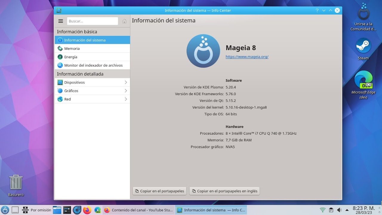 🔰💻AGREGANDO ICONOS A LA BARRA DE TAREAS EN LINUX MAGEIA 8 - YouTube