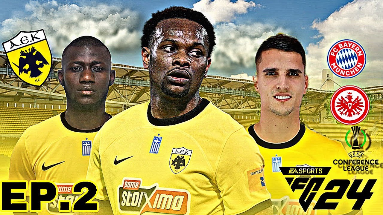 ΑΕΚΑΡΑ ΟΜΑΔΑΡΑ + ΝΤΕΜΠΟΥΤΟ ΣΤΗΝ ΕΥΡΩΠΗ - AEK EA FC 24 CAREER MODE #2 ...
