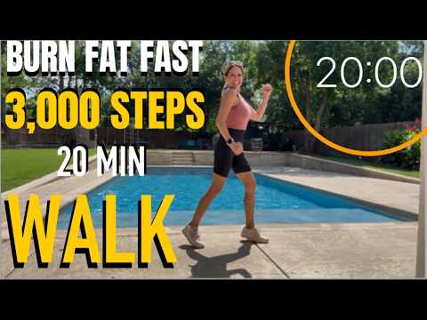 3,000 Steps in 20 Minutes – Walk to the Beat & Burn Fat