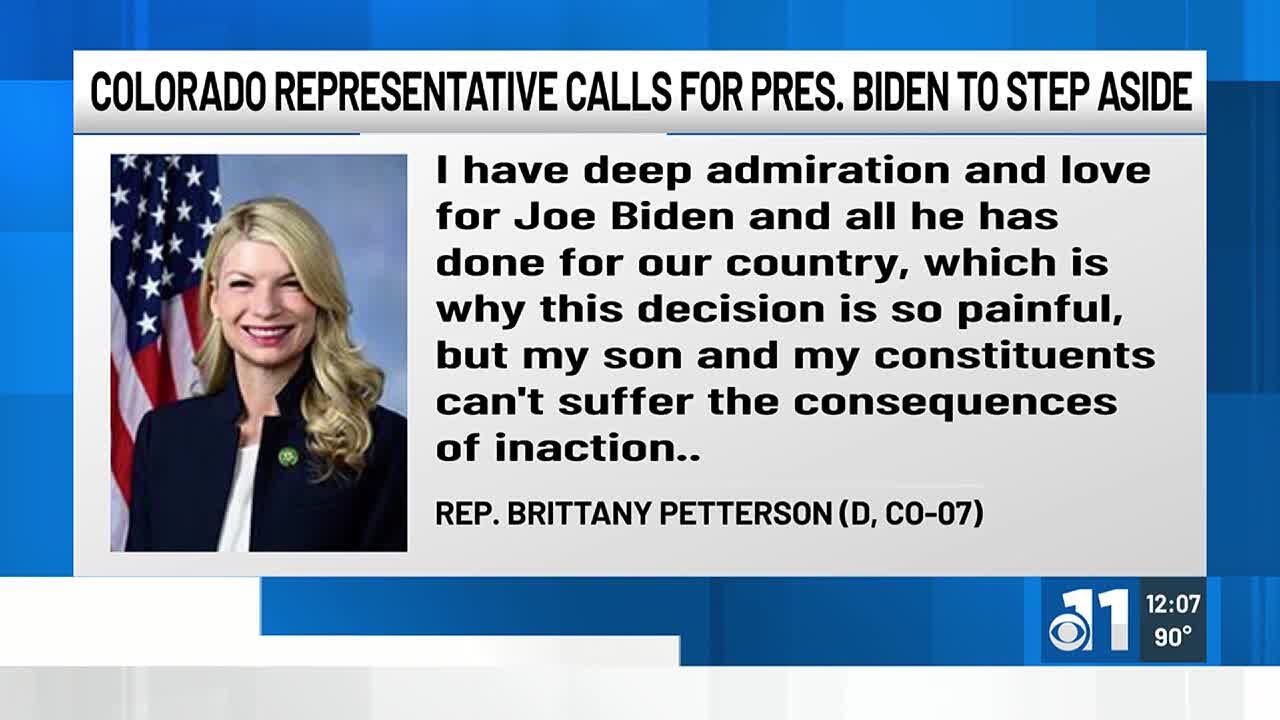 Colorado representative calls for President Biden to step aside - YouTube