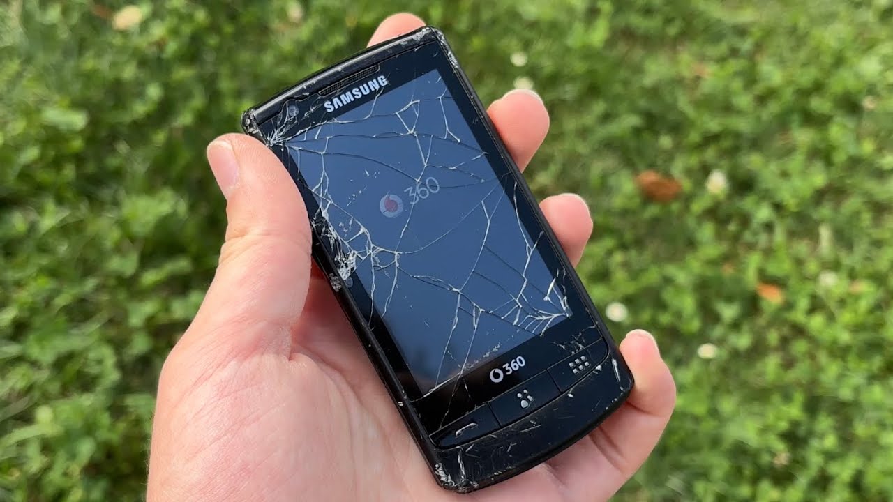Samsung phone destruction - YouTube