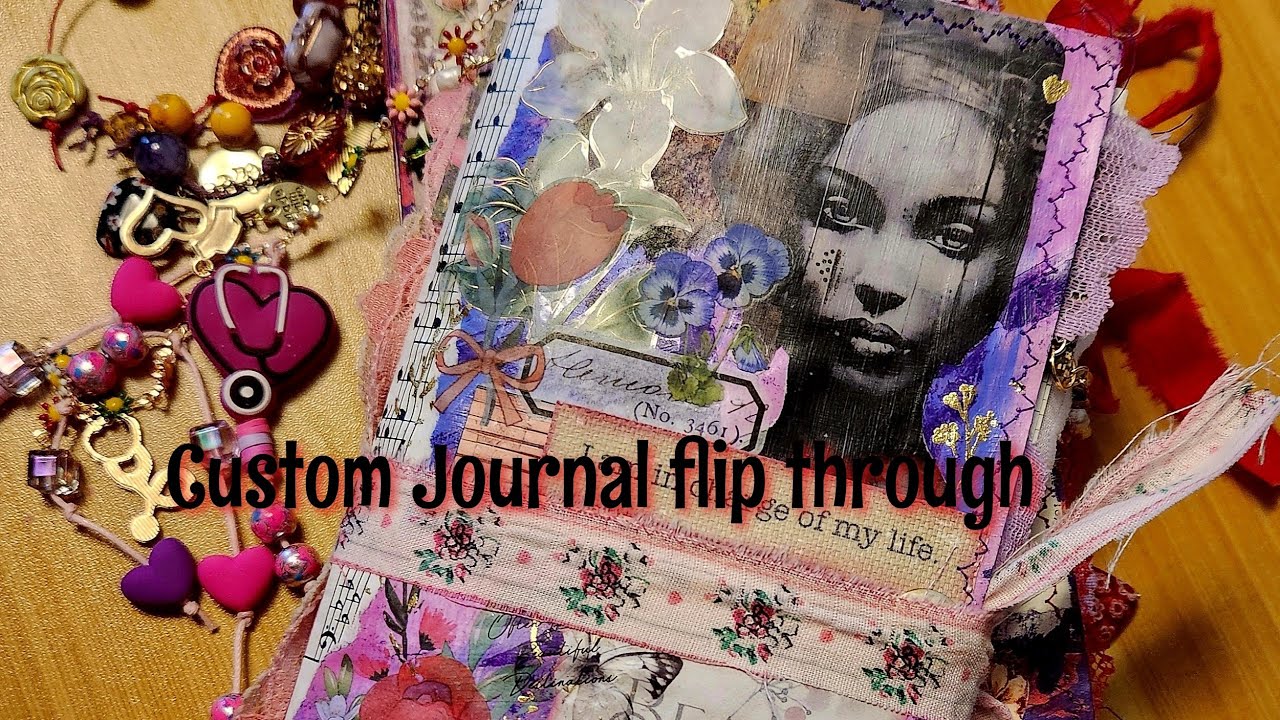Two (2) more custom journal flip throughs. #journals #art #collage # ...